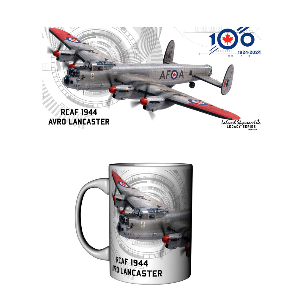 RCAF 100 Legacy Avro Lancaster Ceramic Mug – Labusch Skywear Inc.