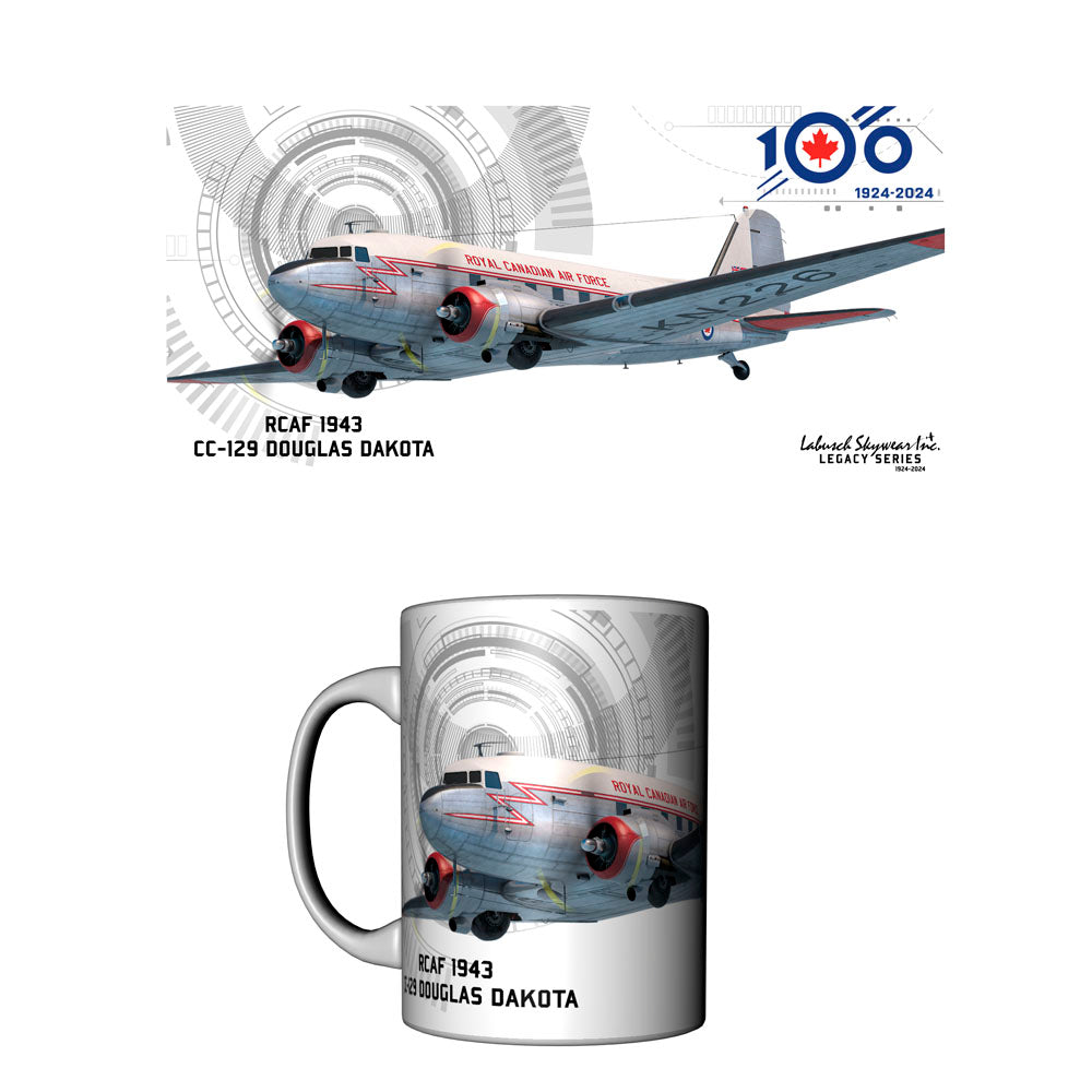 RCAF 100 Legacy CC-129 Douglas Dakota Mug – Labusch Skywear Inc.