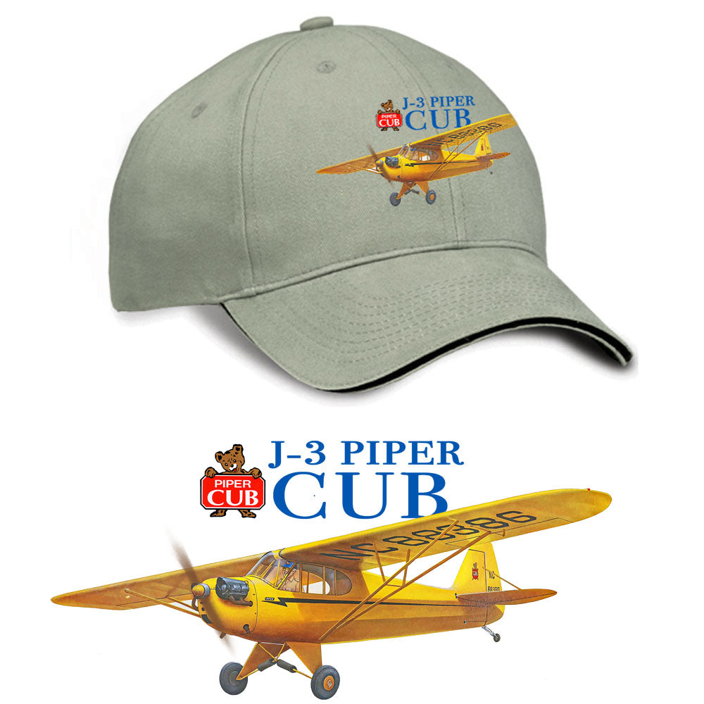 J-3 Piper Cub Printed Hat – Labusch Skywear Inc.