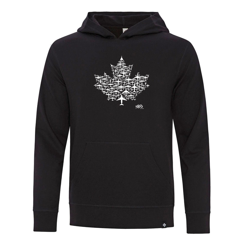 RCAF 100 Maple Leaf Collection Adult Unisex Hoodie – Labusch Skywear Inc.