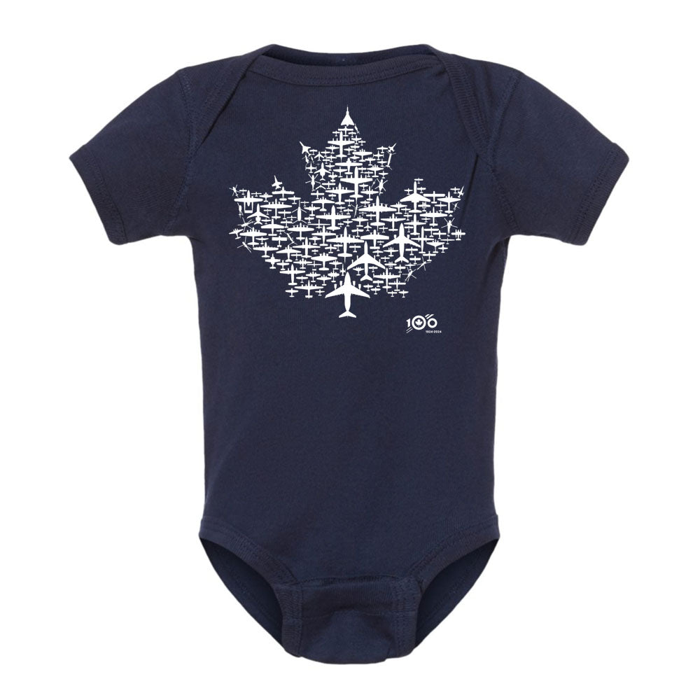 RCAF 100 Maple Leaf Collection Toddler Onsie – Labusch Skywear Inc.