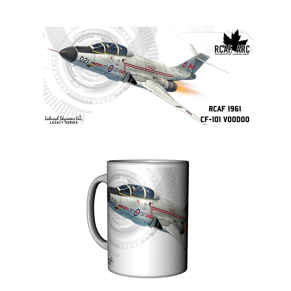 RCAF Legacy CF-101 Voodoo Ceramic Mug – Labusch Skywear Inc.