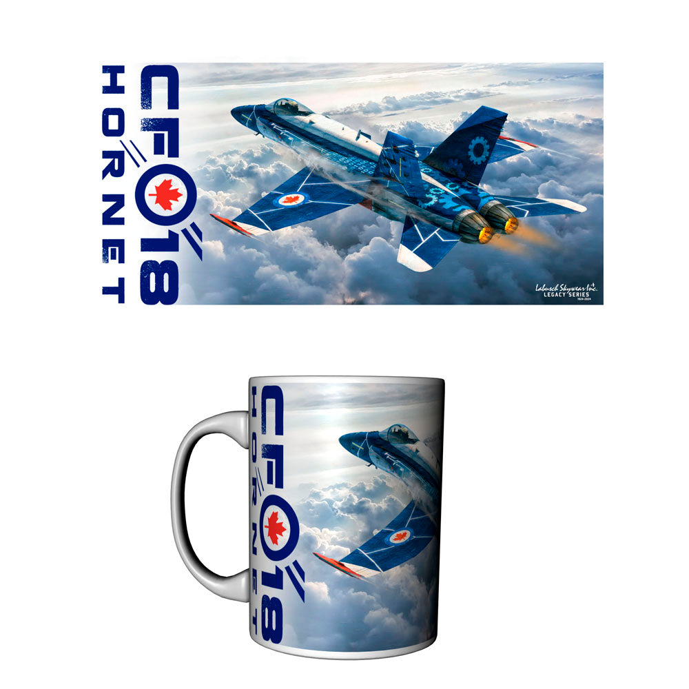 RCAF 100 CF-18 Demo Hornet Ceramic Mug – Labusch Skywear Inc.