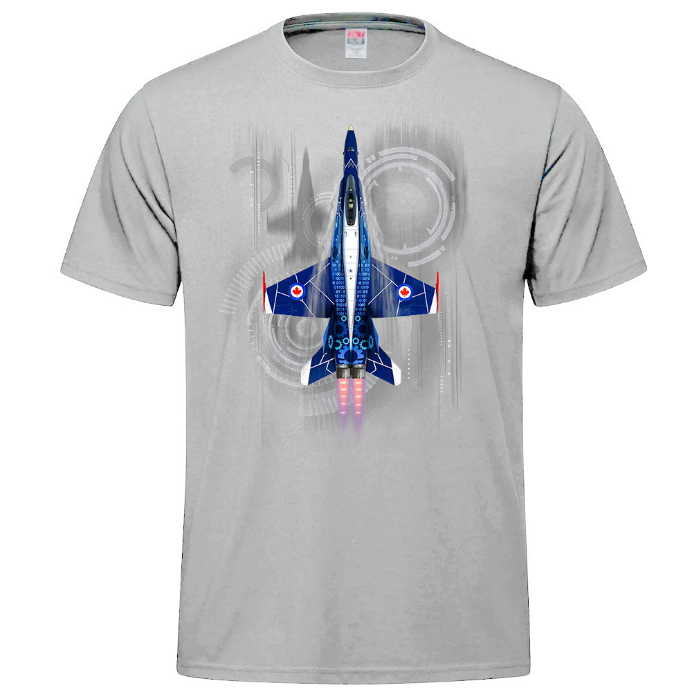 RCAF Legacy CF-18 Demo Hornet Pure Vertical II Adult T-shirt – Labusch ...