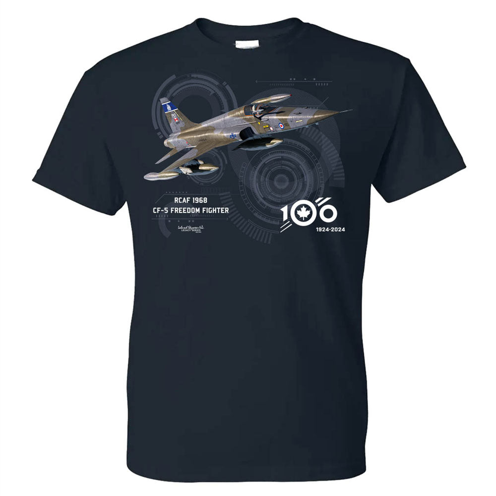 RCAF 100 Legacy CF-5 Freedom Fighter Adult T-shirt – Labusch Skywear Inc.