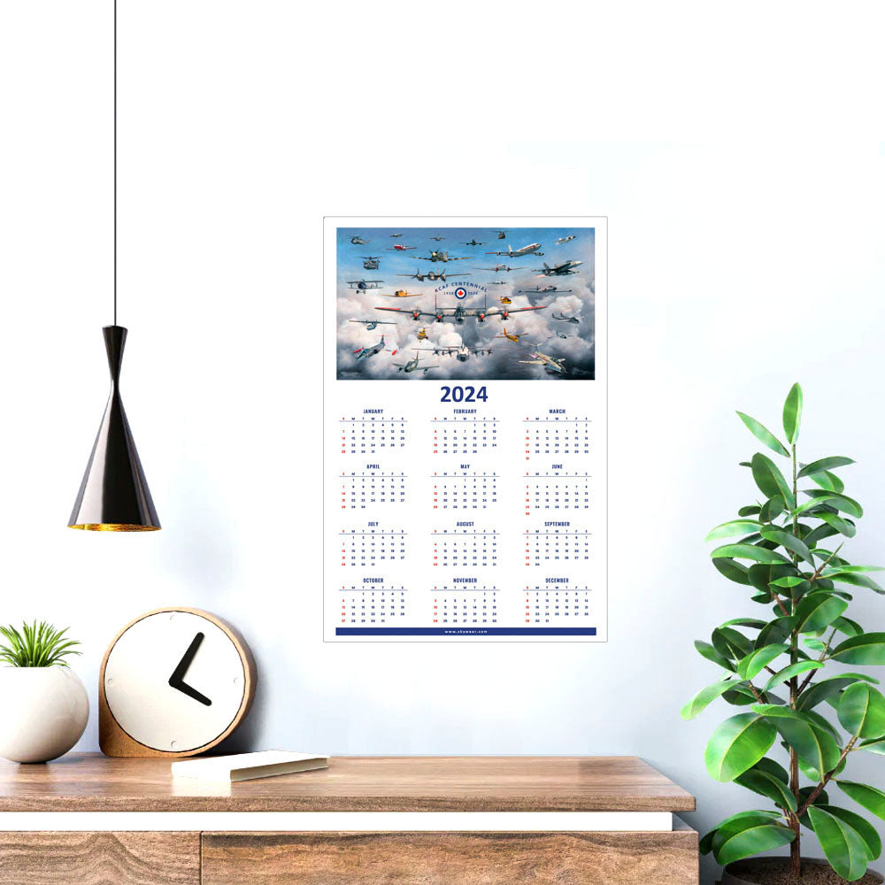 RCAF 100 Legacy Collage Wall Calendar – Labusch Skywear Inc.