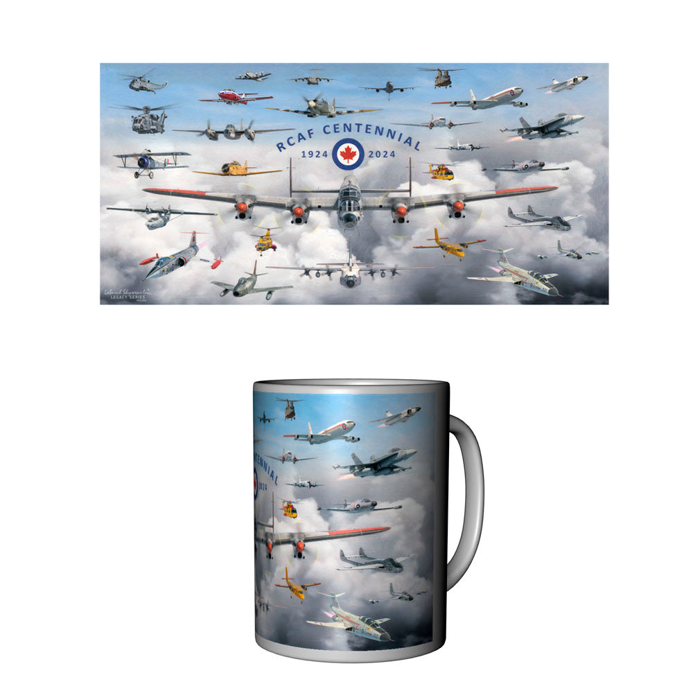 RCAF 100 Legacy Collage Ceramic Mug – Labusch Skywear Inc.