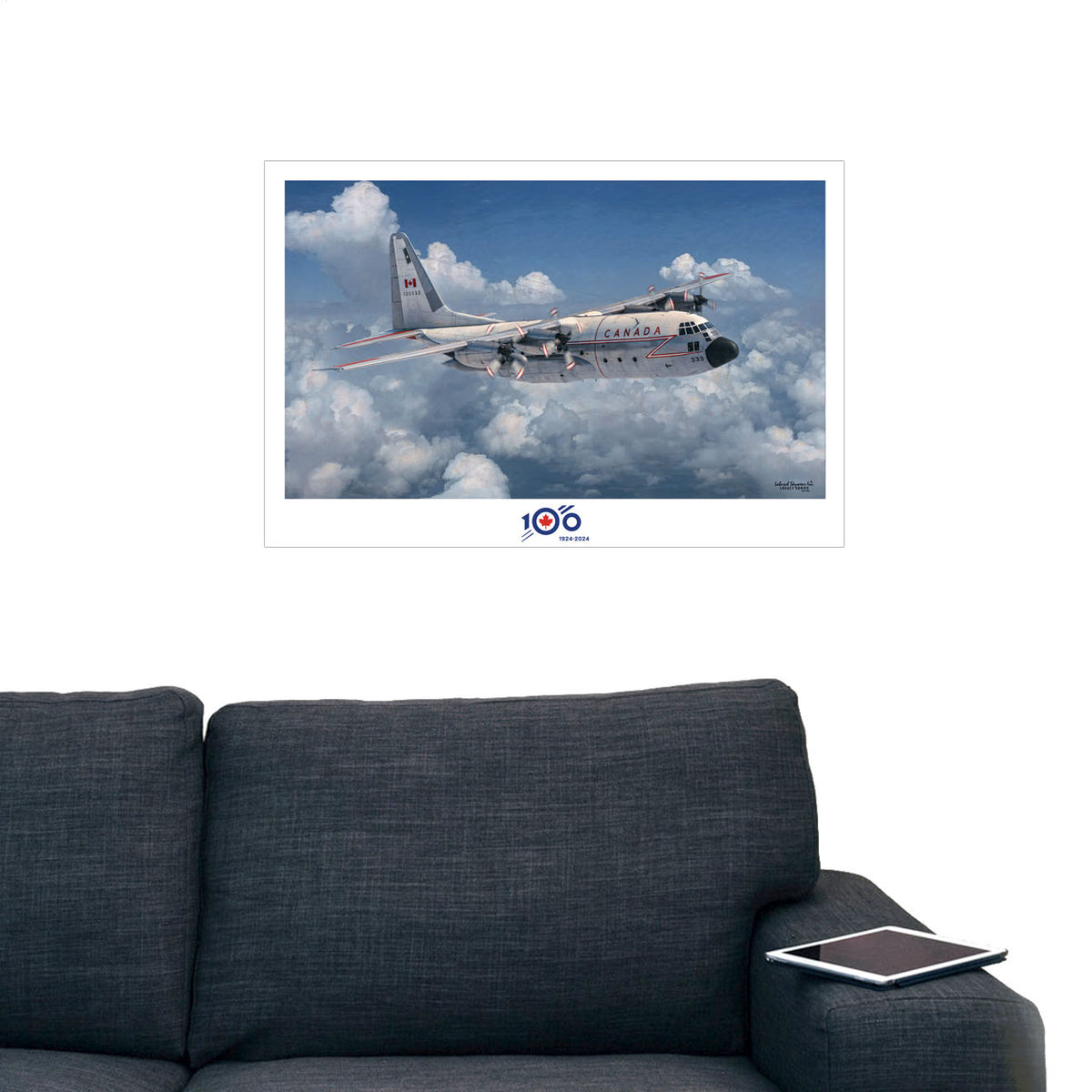 RCAF 100 Legacy CC-130 Hercules Poster – Labusch Skywear Inc.