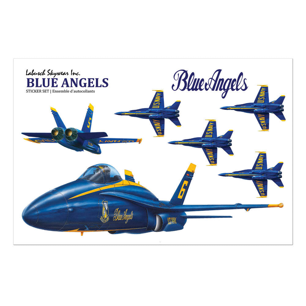 Blue Angels Sticker Sheet – Labusch Skywear Inc.
