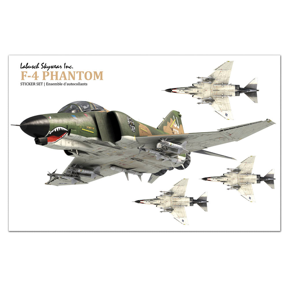 F-4 Phantom Sticker Sheet – Labusch Skywear Inc.