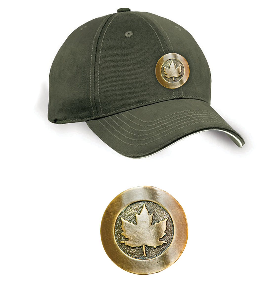RCAF Classic Roundel Brass Cap – Labusch Skywear Inc.